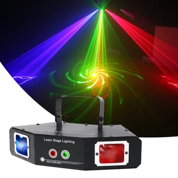Dmx Control Laser Light Show Equipment Rgb Beam Effect Stage Lighting 4 ...
