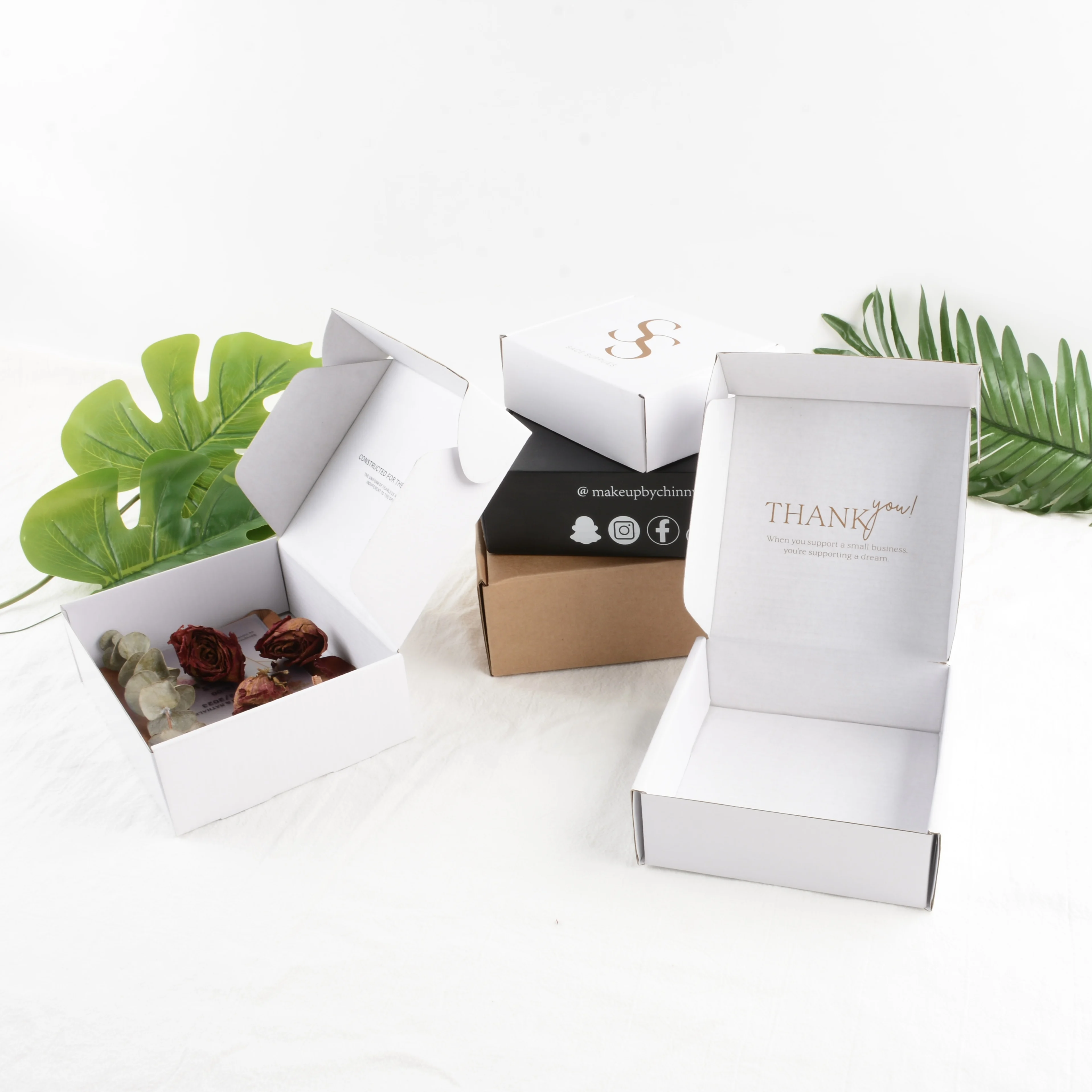 Custom Logo Pink Shipping Boxes - Perfect for Small Biz