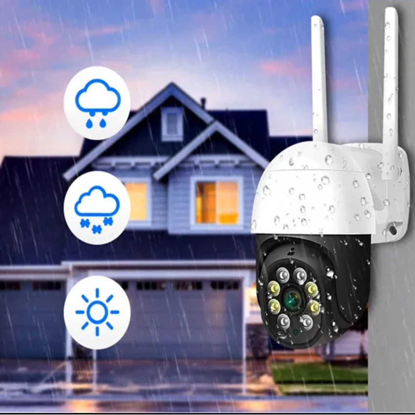 Full Hd 2mp Auto Tracking Wireless Icam365 Camera 360 Degree Outdoor ...