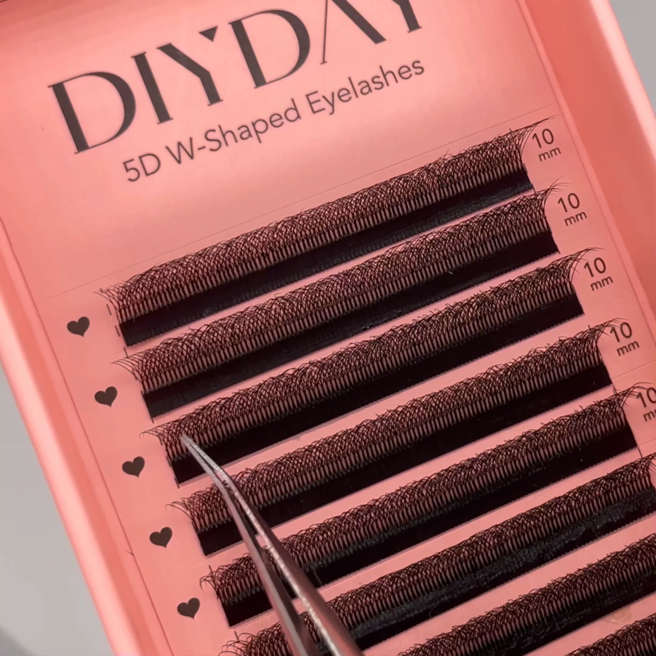 Diyday 5d W Mink Natural Eyelashes Extension Professional C D Curl ...