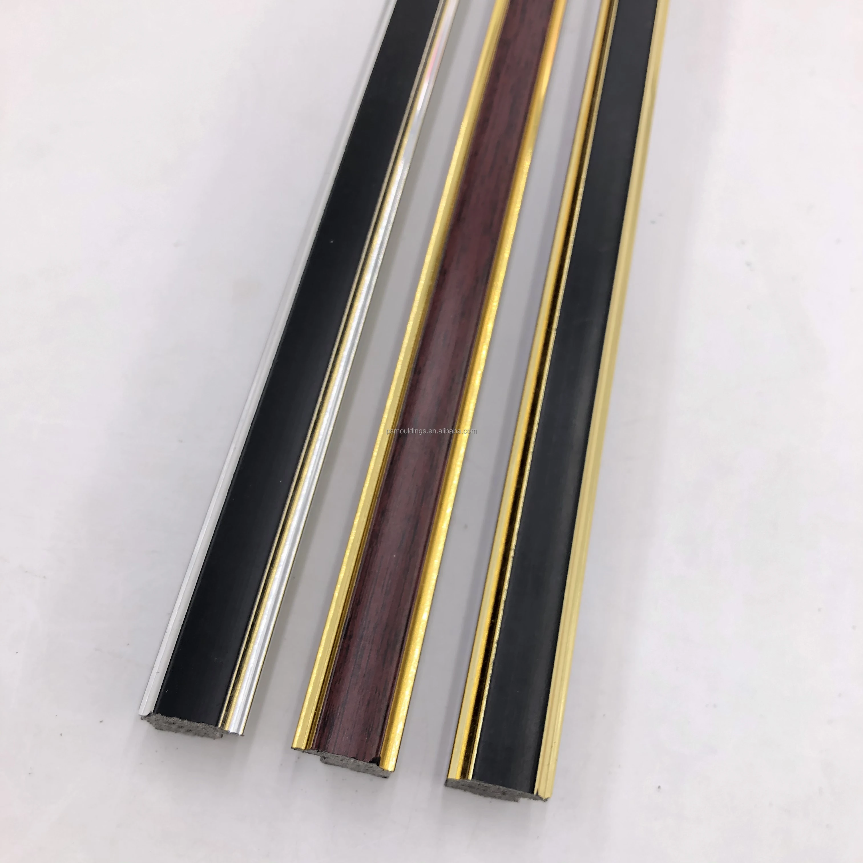 Synthetic Wood Plastic Polystyrene Photo Mirror Frame PS Foam Picture ...