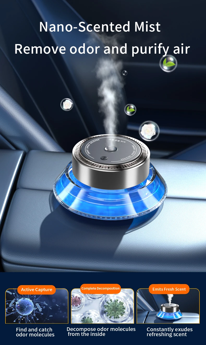Luxury Car Cologne Diffuser - Fresh Air for Your Smart Car