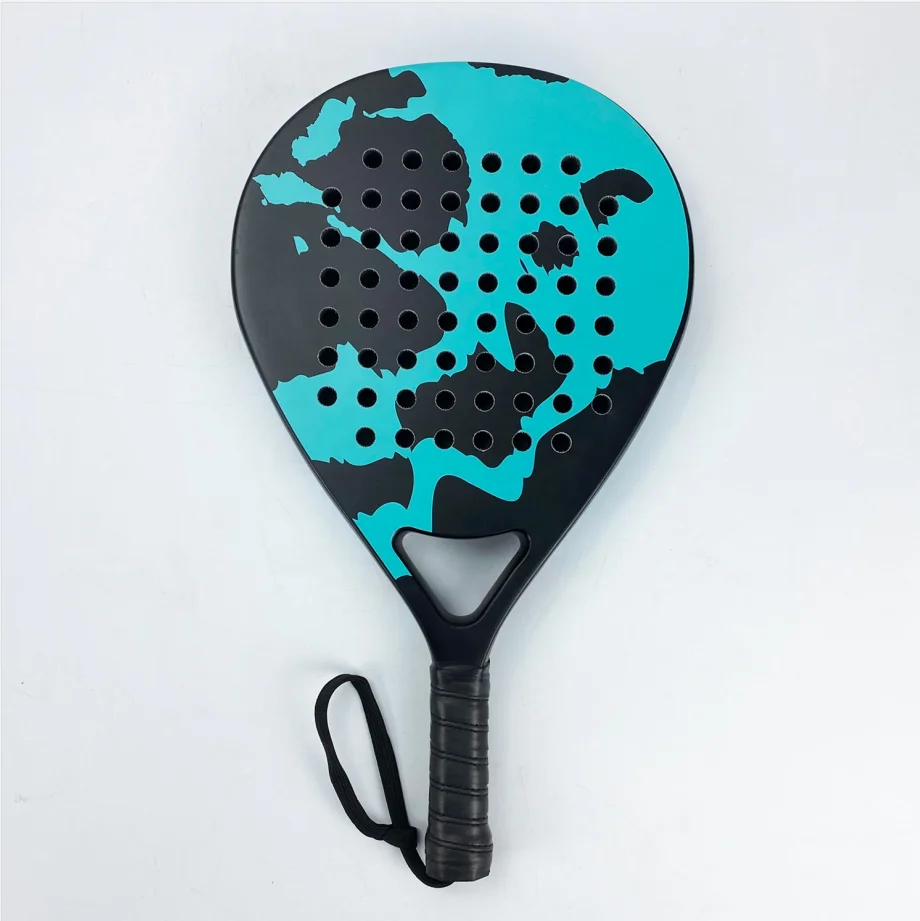 Professional Customized 100% Carbon Fiber Padel Racket Eva Core Beach ...