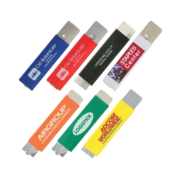 Custom Logo Mini Retractable Safety Cutter Single Edge Razor Blade ...