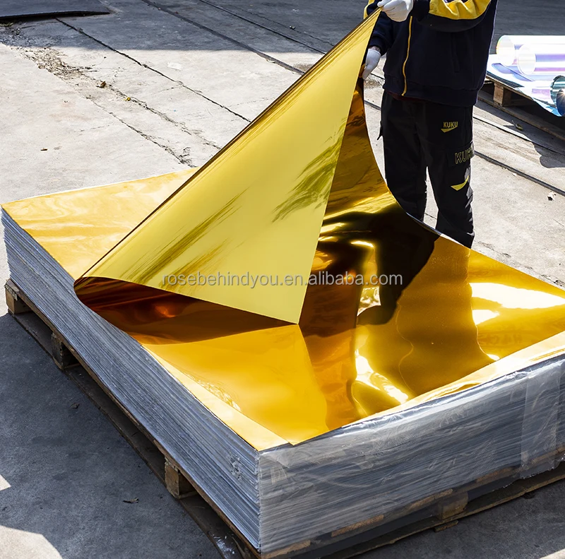 Luxury Elegant Gold Wedding Magical Mirror Aisle Wrap Runner