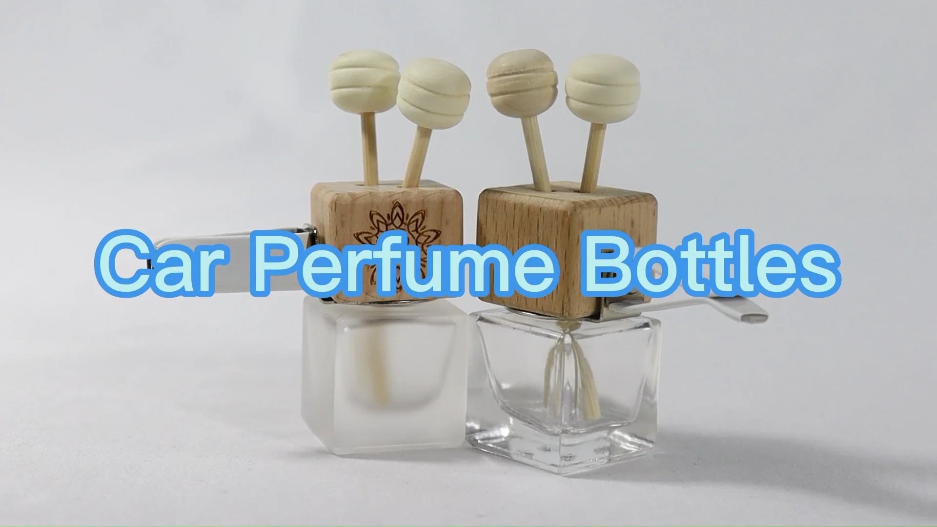 Car Air Vent 5ml 10ml Square Mini Glass Perfume Bottle Fancy Pendant ...