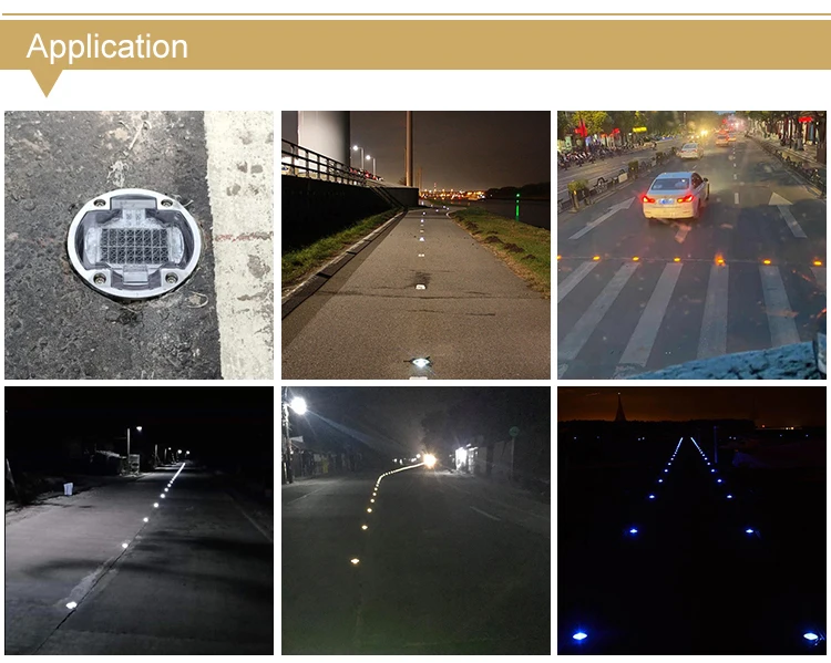 Use on the Roads Zebra Crossing Light Cat Eye Marker Dock Light Round ...