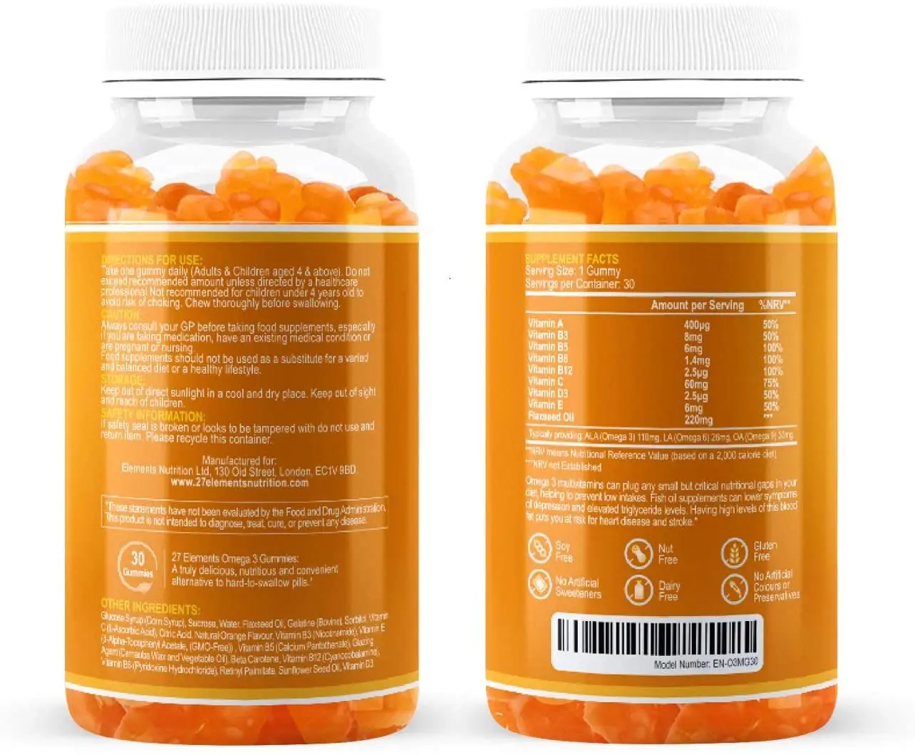 Oem Omega Gummies Multivitamin Gummy For Kids Vitamin C+ Zinc Omega 3 ...