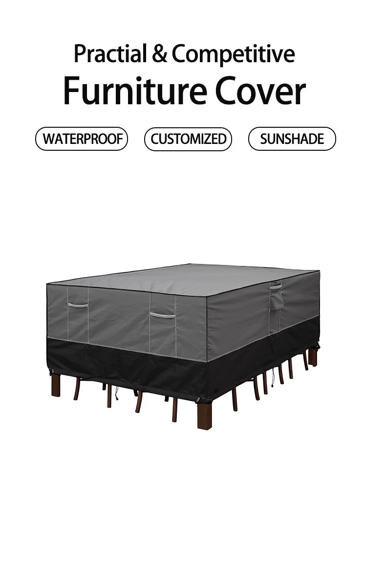 Ultimate Waterproof Outdoor Rectangular Patio Dining Table Cover Garden ...