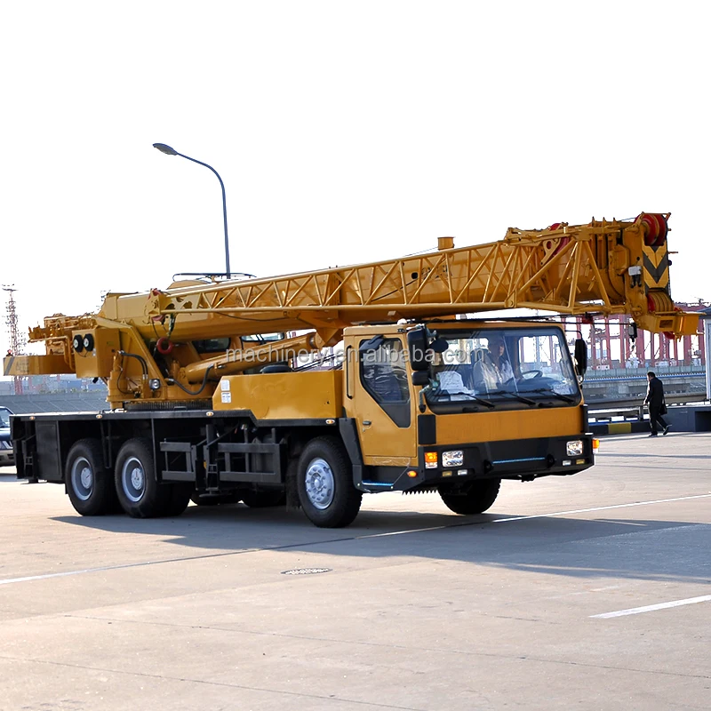 25 Ton Straight Telescopic Boom Hydraulic Crane Truck Qy25kc With Self Dump Box - Buy Truck ...