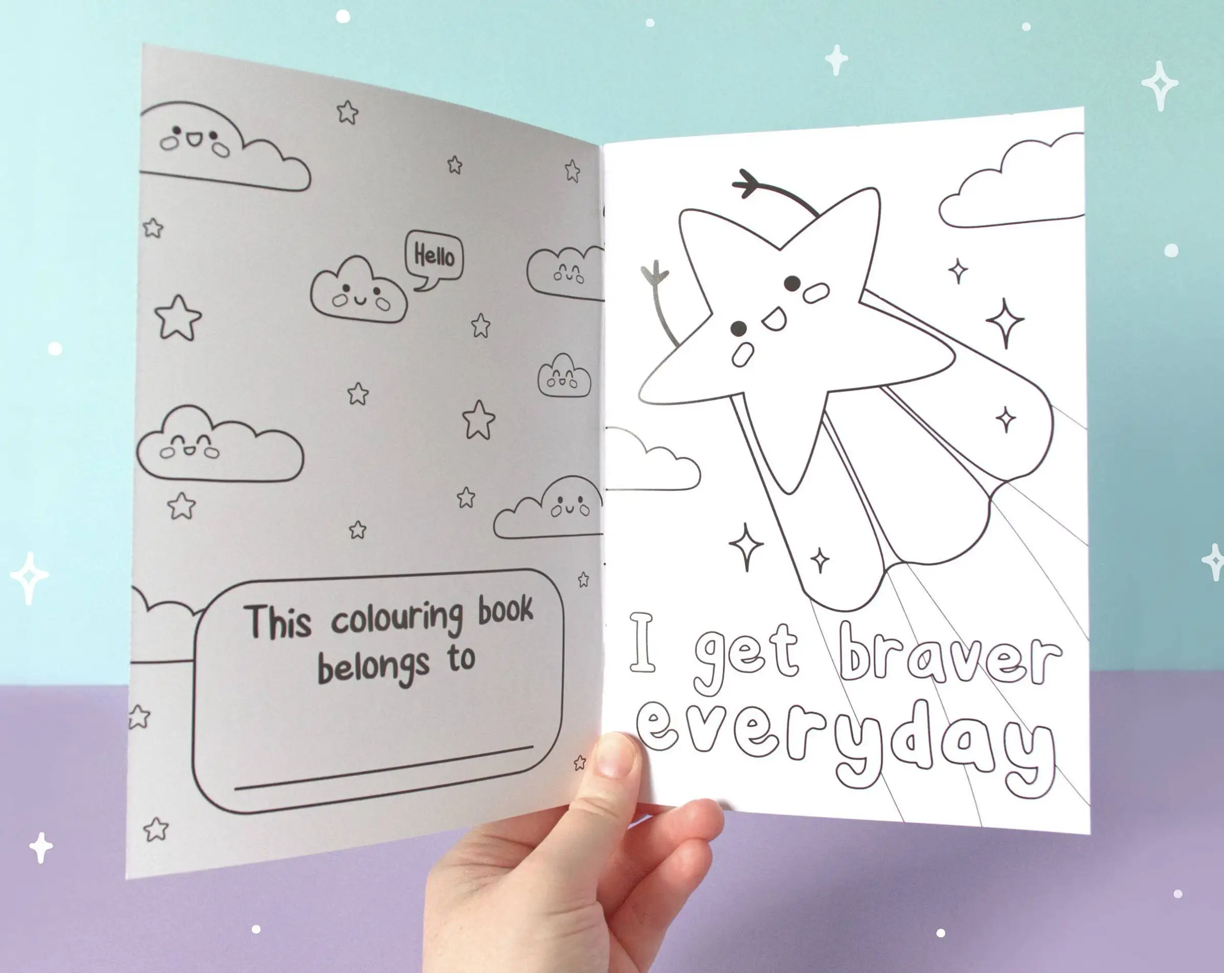 Kids Emotional Wellbeing Bundle - Affirmation Colouring Book