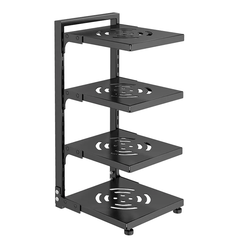 4 Tier Kitchen Storage Holder Rack Custom Kitchen Iron Pot Rack Metal ...