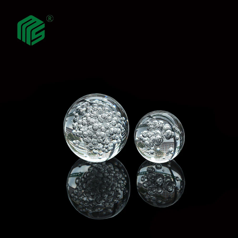 Injection Acrylic PMMA Clear And Colorful Bubble Beads For Christmas ...
