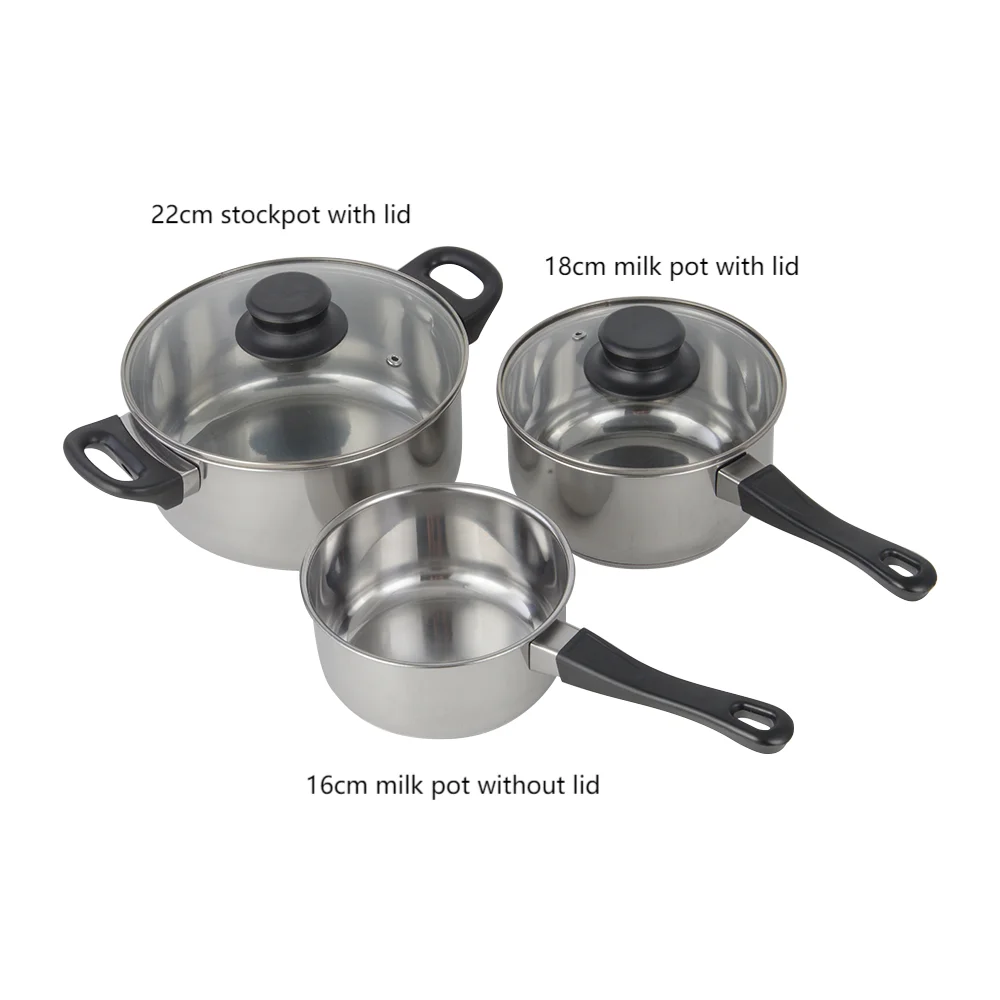 Wholesale Custom Kitchen Induction Bottom Cookware Set