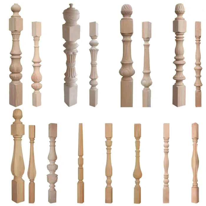 Indoor Solid Wood Railings,Fences,Stairs,Balconies,Wooden Circular ...