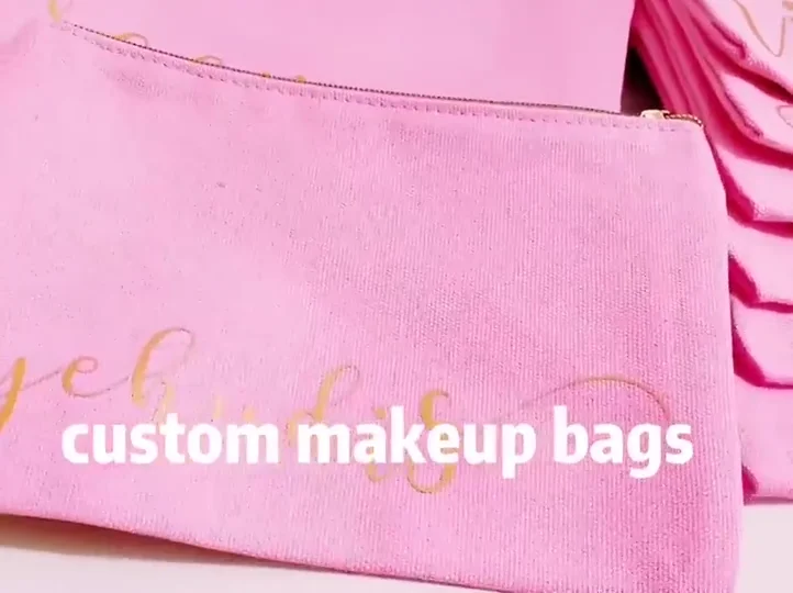 Custom Cosmetic Sample Pouch Printable Logo Pouch Bag Cosmetic - Buy ...