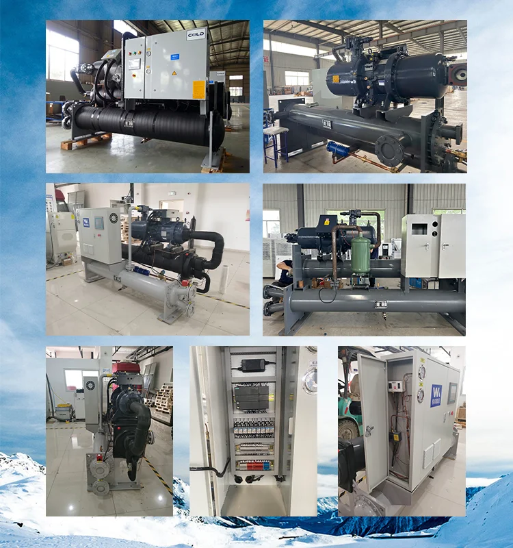 Industrial Chiller Circulation Refrigeration Unit 120hp Mold Extrusion ...