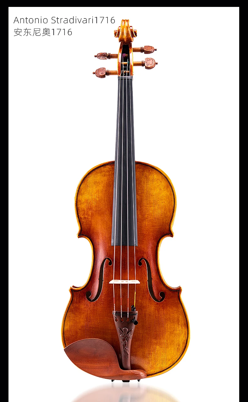 Retail Spruce Solid Wood Violin Professional European Wood Handmade ...