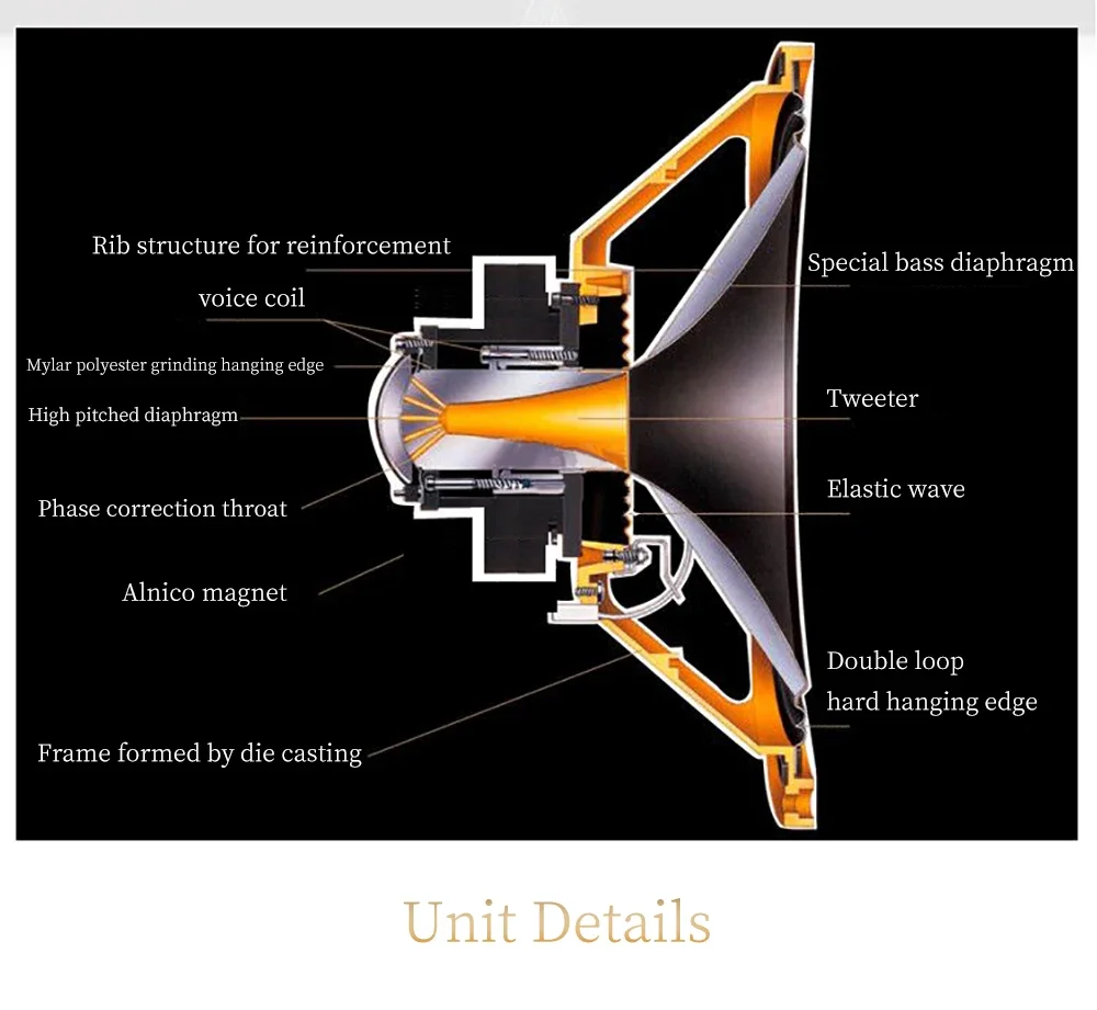 Coaxial-15 Wooden Passive Floor Speaker for Home Theatre & Parties