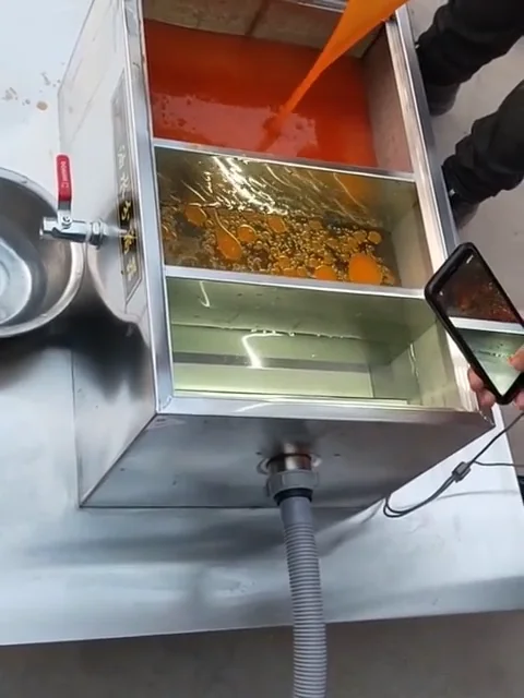 Kitchen Waste Oil/fat/grease Trap Hydraulic Oil Water Separator - Buy ...