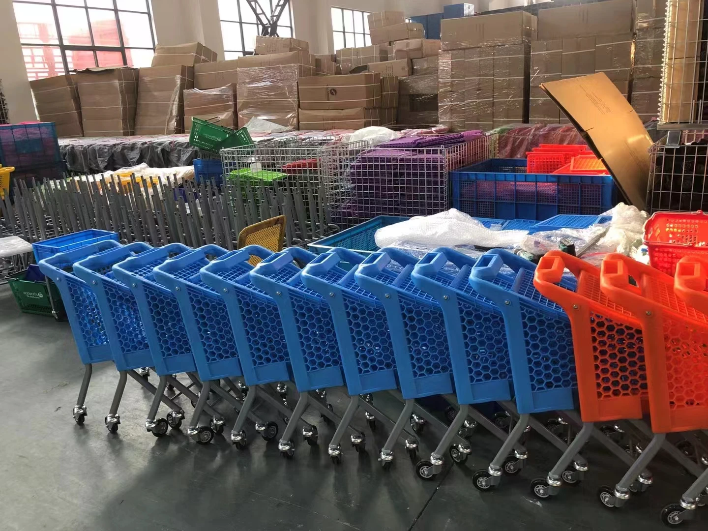 Convenience Store Supermarket Basket Shopping Plastics Trolley Basket ...