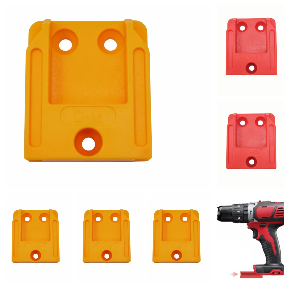 Factory Wall Mounts And Tool Organizer For Dew & Milwauk Power Tools ...