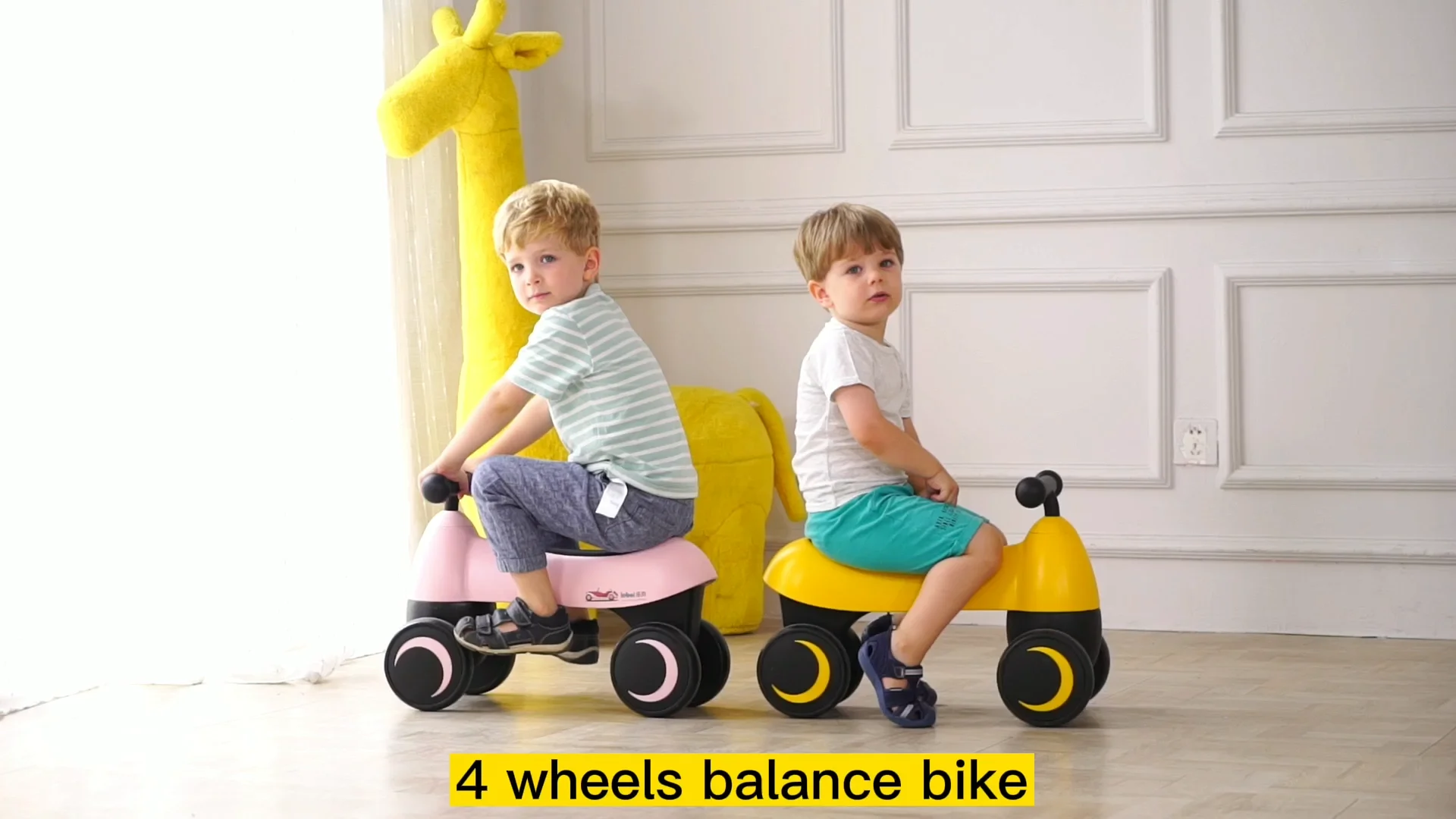 High Quality Four Wheels Baby Balance Bike Ride On Car For Baby - Buy ...