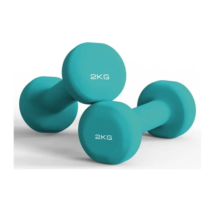 Colorful 1KG to 5KG Neoprene Coated Durable Dumbbells Multiple-Weight ...