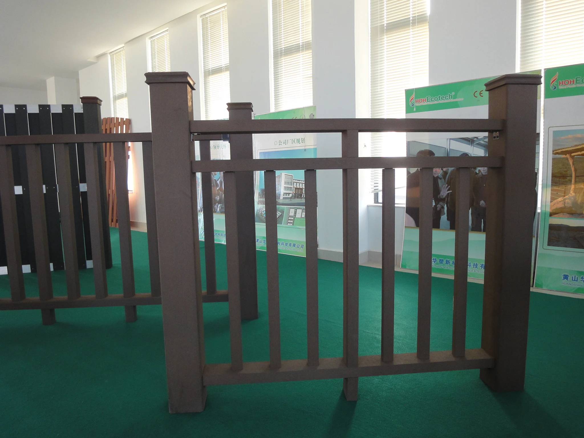 WPC Stair Design Terrace Deck Outdoor Railing WPC Handrail