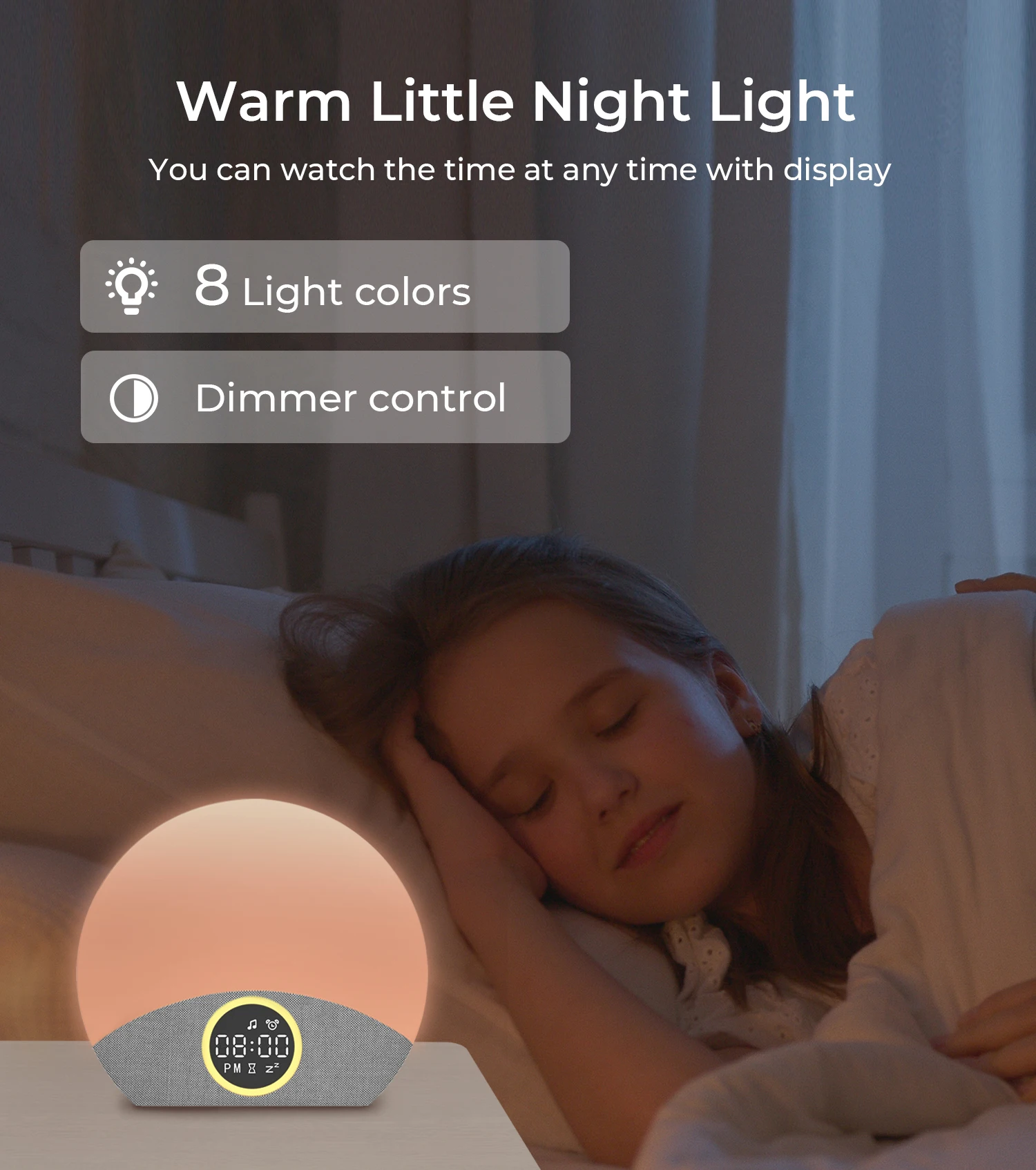 Hi-fid 2023 New Design Sleep Aid Light To Rise Sleep Trainer Alarm ...