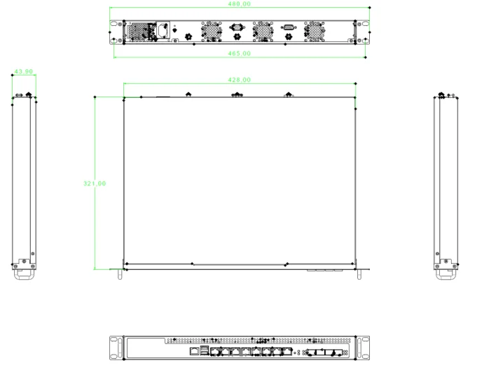 Armortec 1U Rackmount Network Appliance for Opnsense VPN
