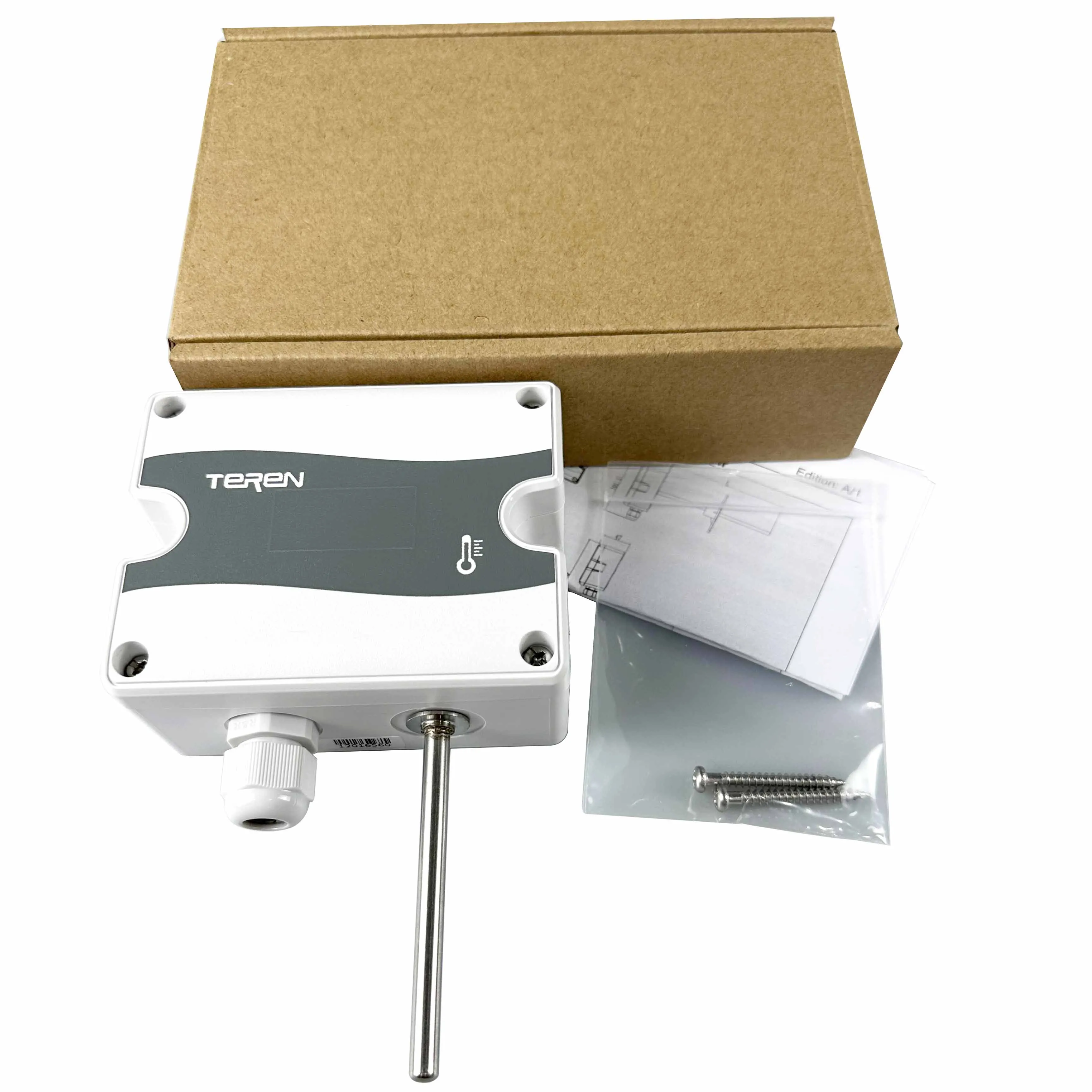 Te4 Immersion Temperature Sensor With Install Well For Liquid Chilled ...