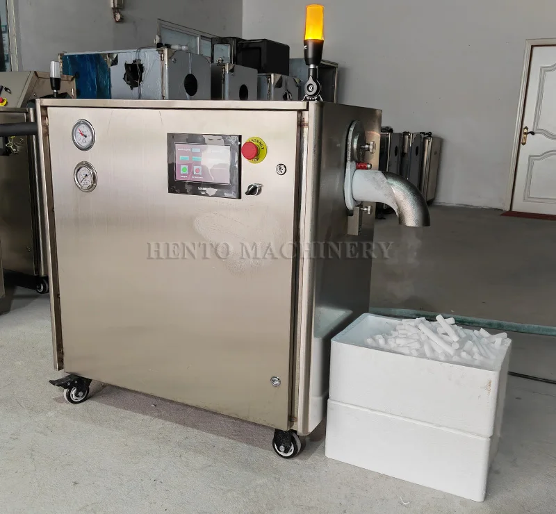 Simple Structure Dry Ice Pelletizer Machine Dry Ice Block / Dry Ice ...