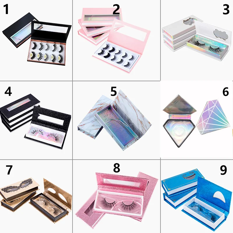 Wholesale 25mm False Eye Lash Boxes Packaging Private Label Custom Logo ...