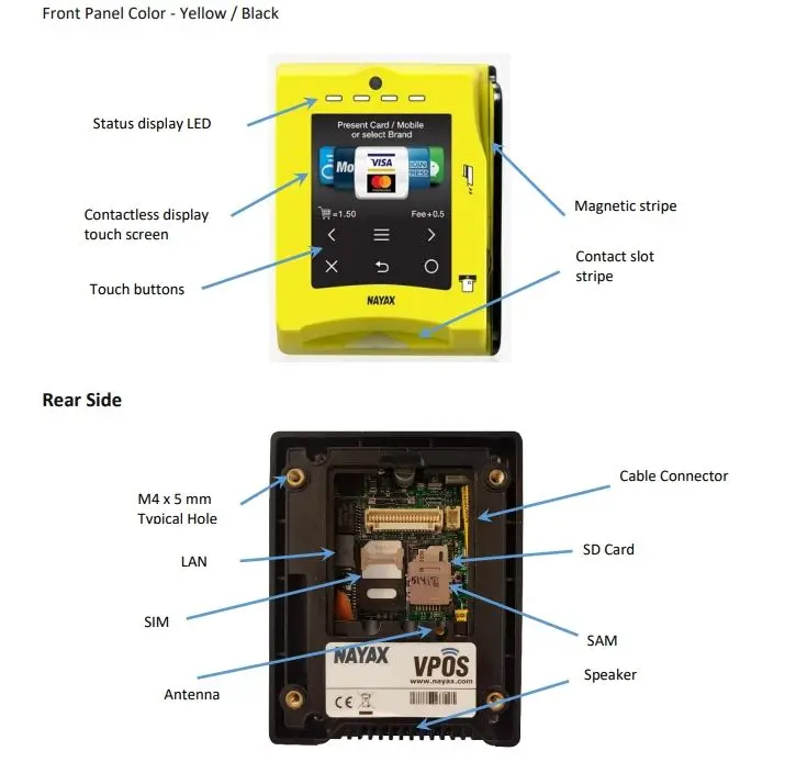 VPOS TOUCH Vending Machine Card System VISA Nayax Card Reader Cashless ...