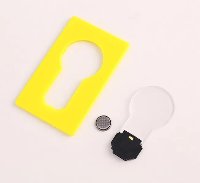 Mini LED Light Card - Portable Christmas Credit Card Light