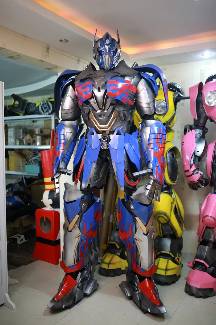 Realistic Human Life Size Attractive Optimus Prime Bumblebee Megatron ...