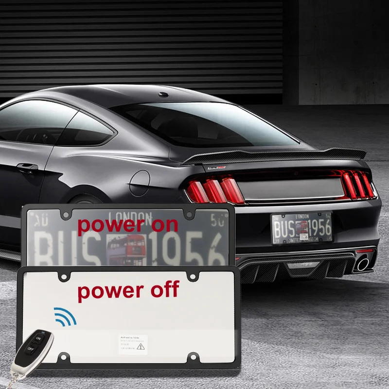 Custom Car Number License Plate Pdlc Fog License Plate Hider - Buy ...