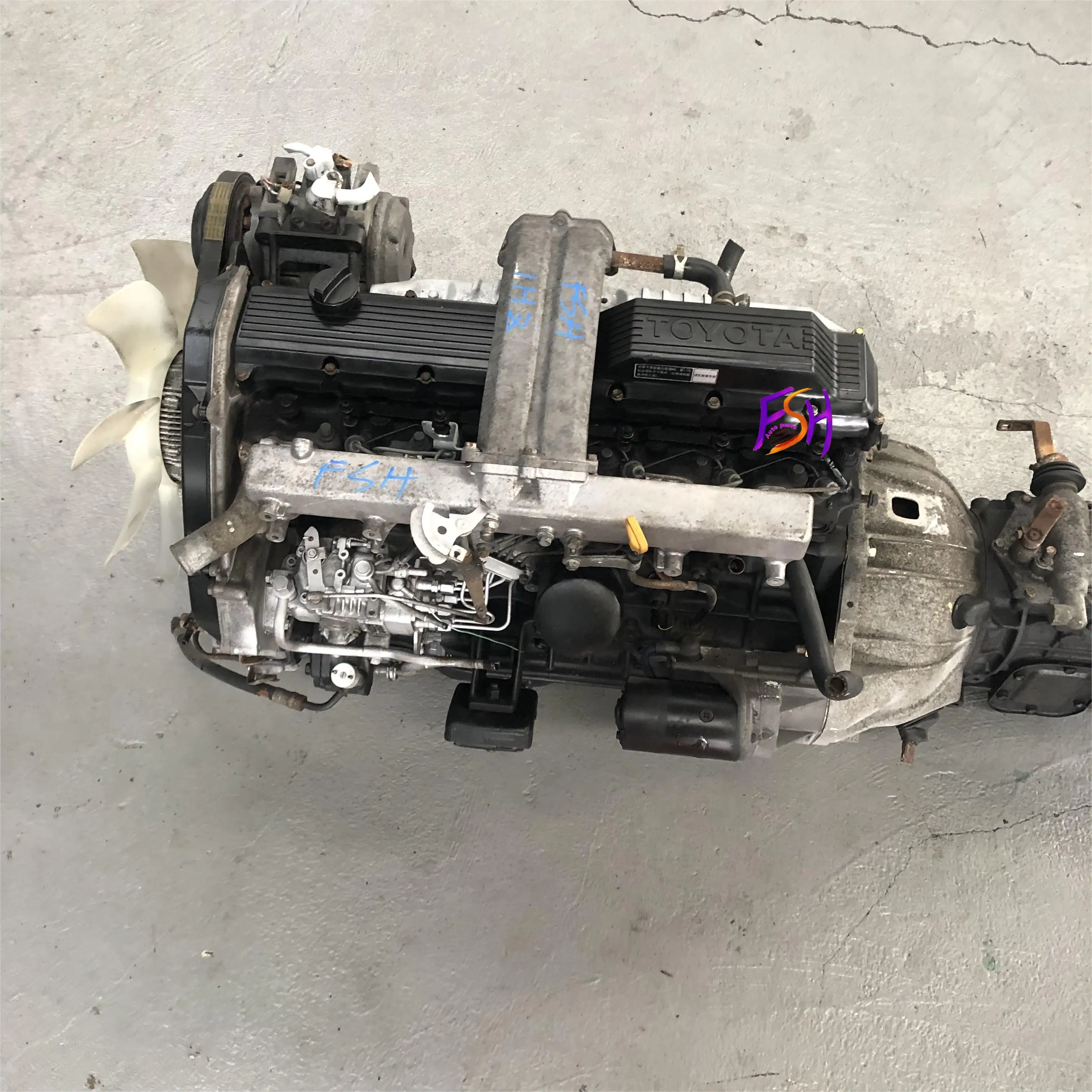 6 Cylinder Used diesel Engine 1HZ High Quality for Toyota Buses ...
