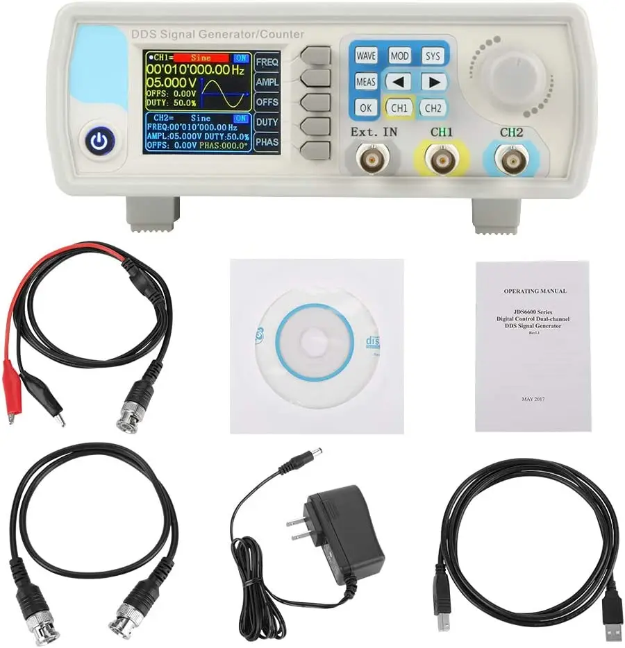 JDS6600 Signal Generator - Precision and Dual Channel