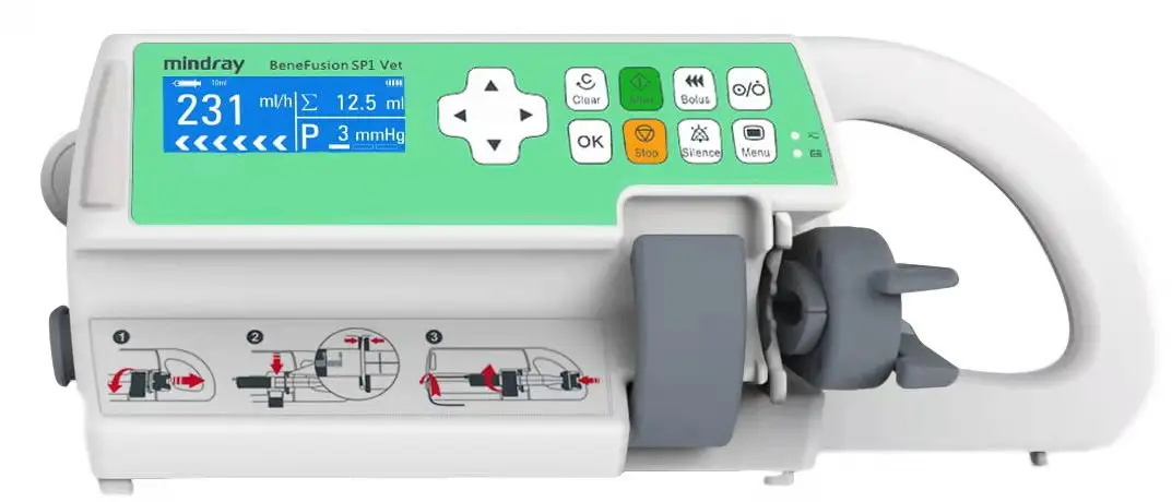 Mindray Vet SP1 Veterinary Syringe Pump - Benefusion SP1 Vet