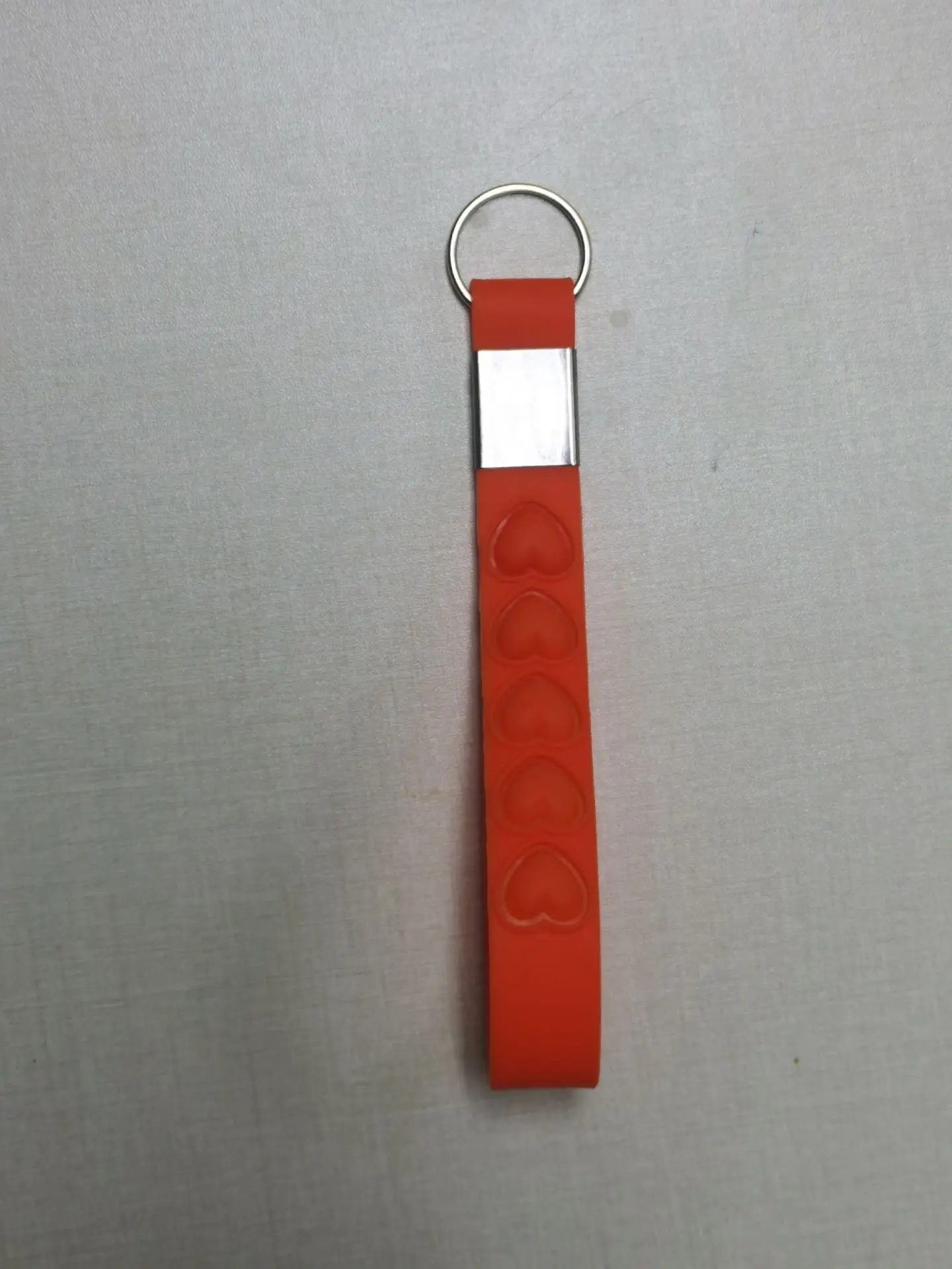 Hot Selling Silicone Pop Bubbles Keychains Custom Logo Heart Shaped Wrist Strap For Keys - Buy ...
