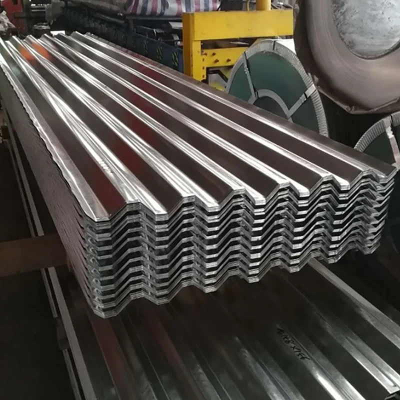 Galvanized corrugated steel roof cladding Galvanized metal roof ...