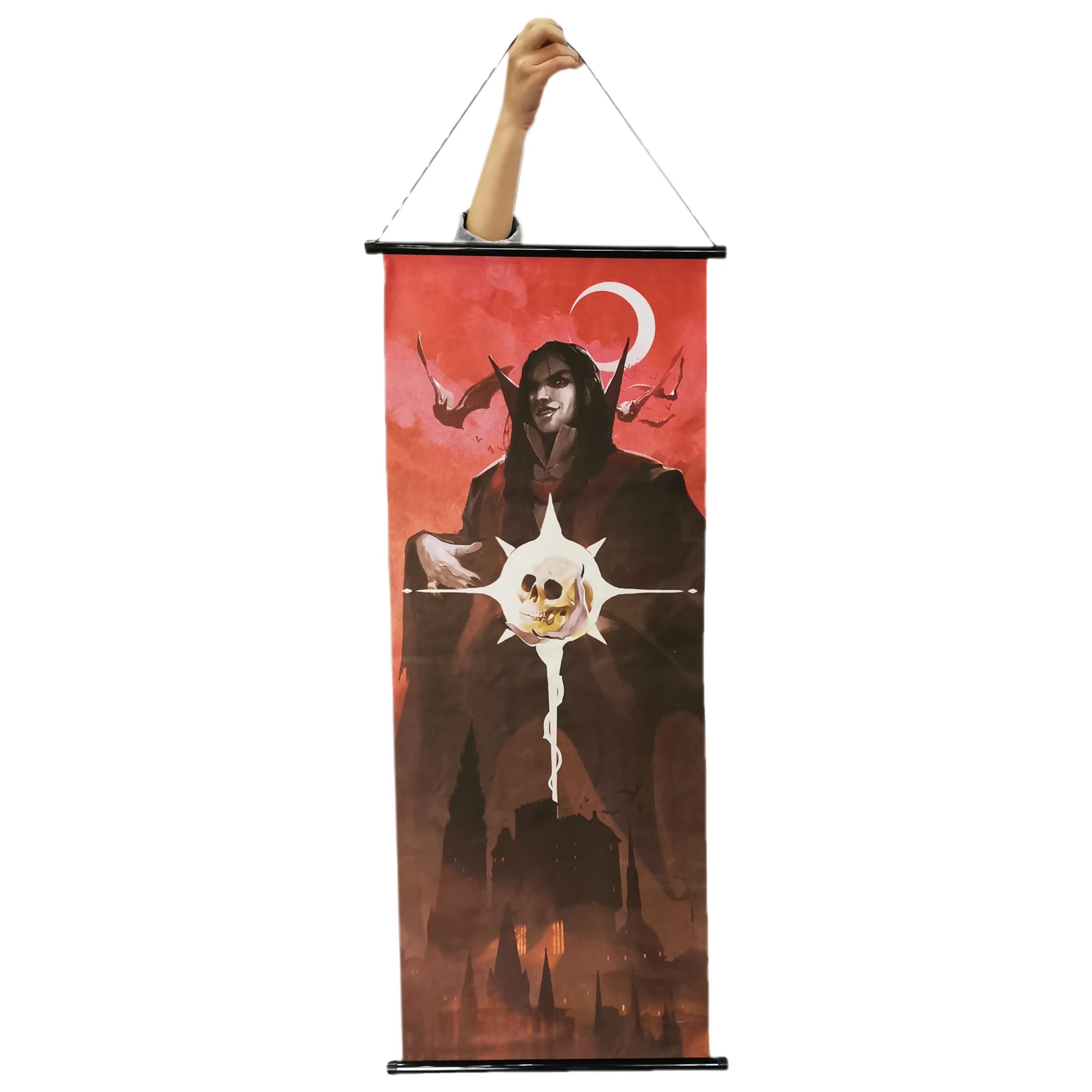 Custom Fabric Poster Anime Hanging Banners Vinyl Wall Scroll Banner ...