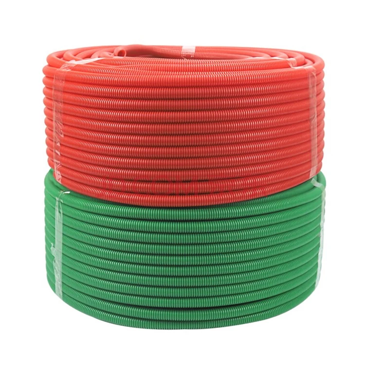 Pp Customizable Color Thermoplastic Extrusion Process Corrugated Pipe ...