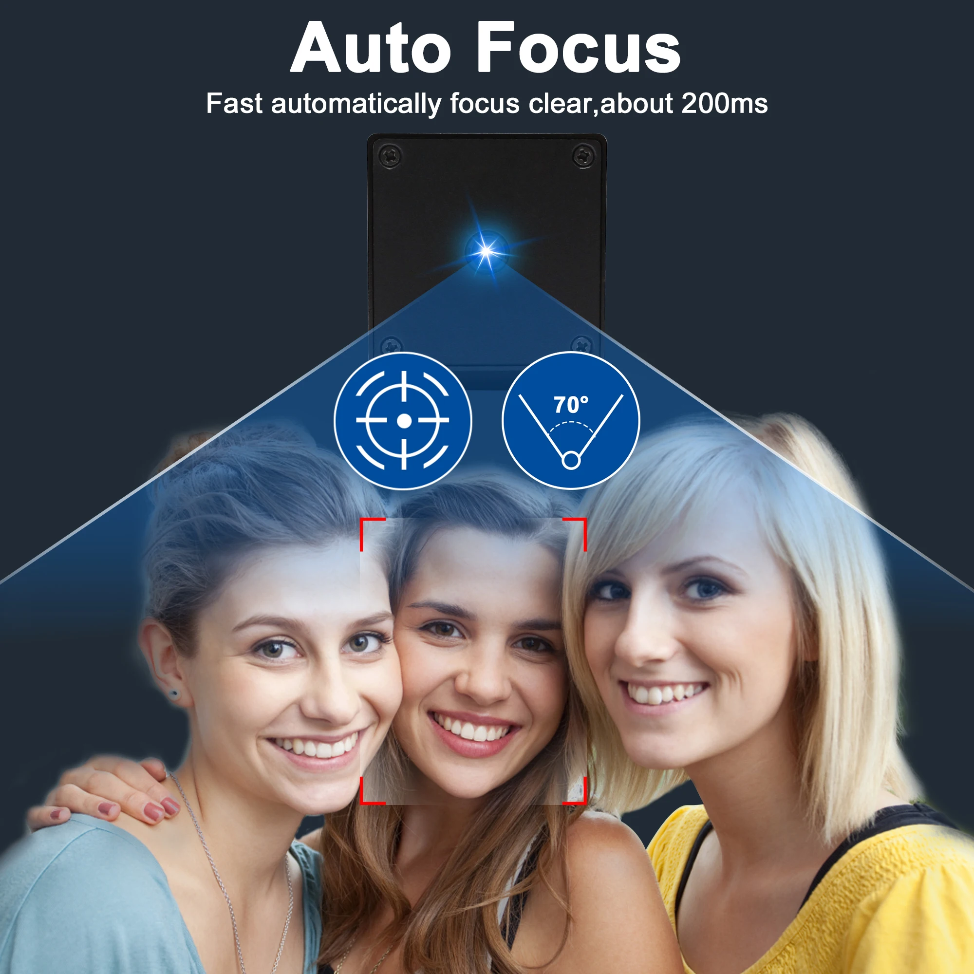 ELP 48MP Autofocus Camera - 8K Ultra HD for Face Recognition