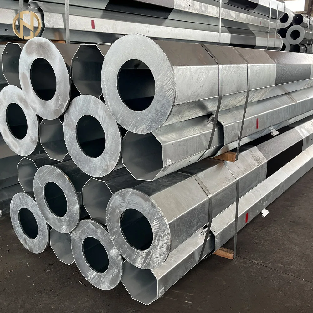 Galvanized Telecommunication Telecom Antenna Mast Pole Monopole ...