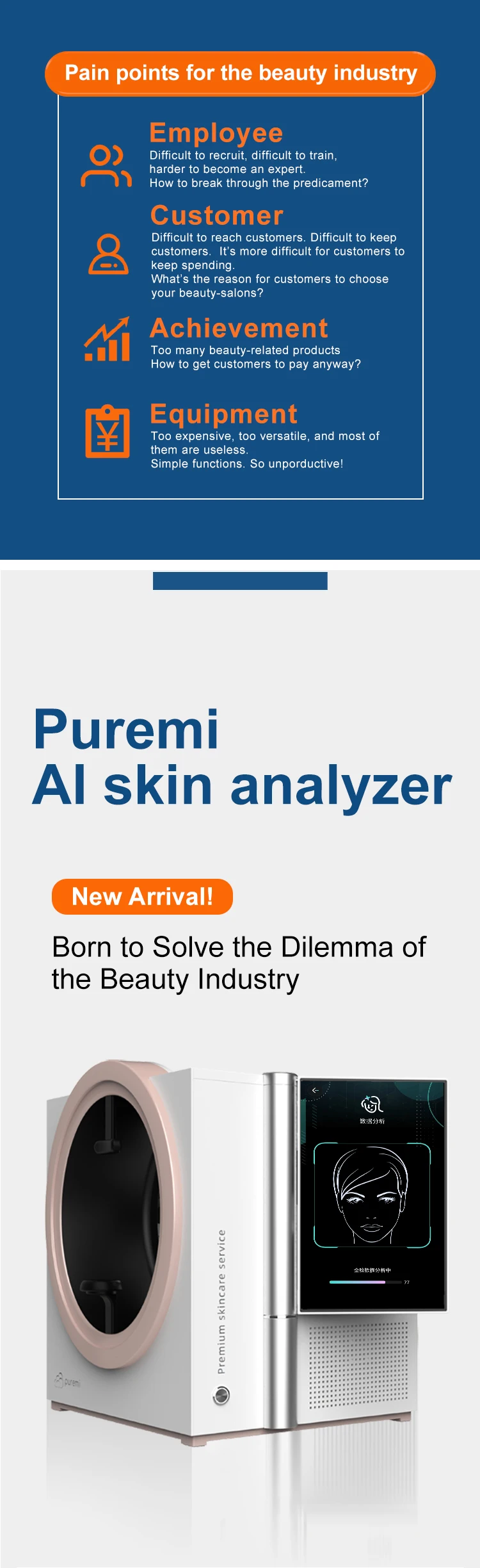 Professional Magic Mirror Aisia Facial Scanner 3d Skin Analysis System ...