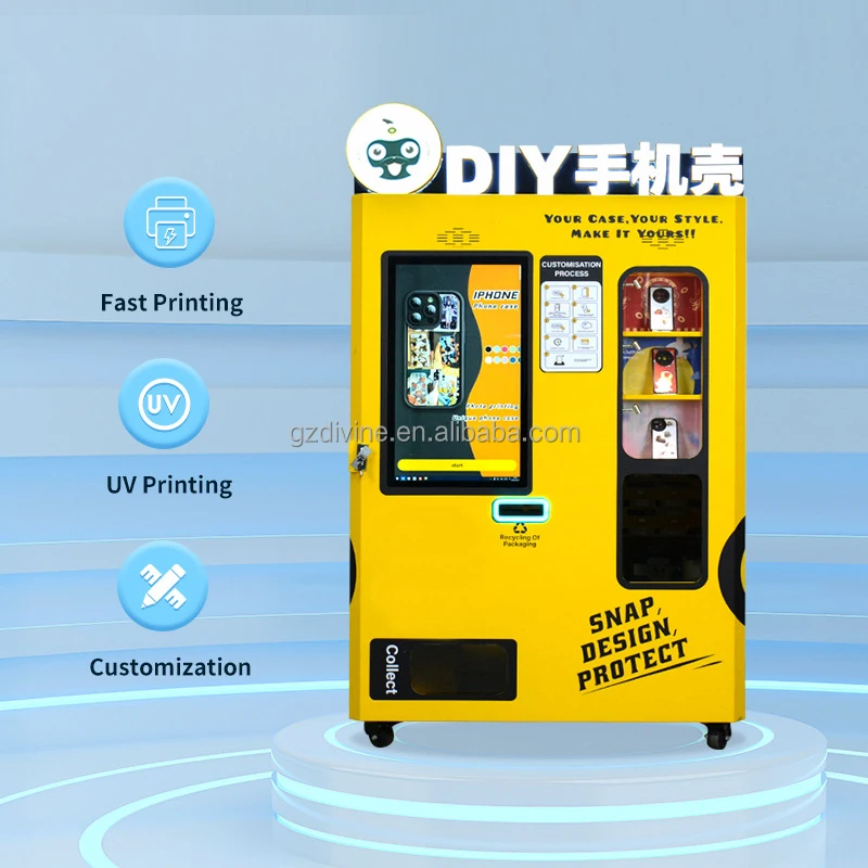 Shopping Mall One-Click Vending Machine Mobile Phone Case Printer ...