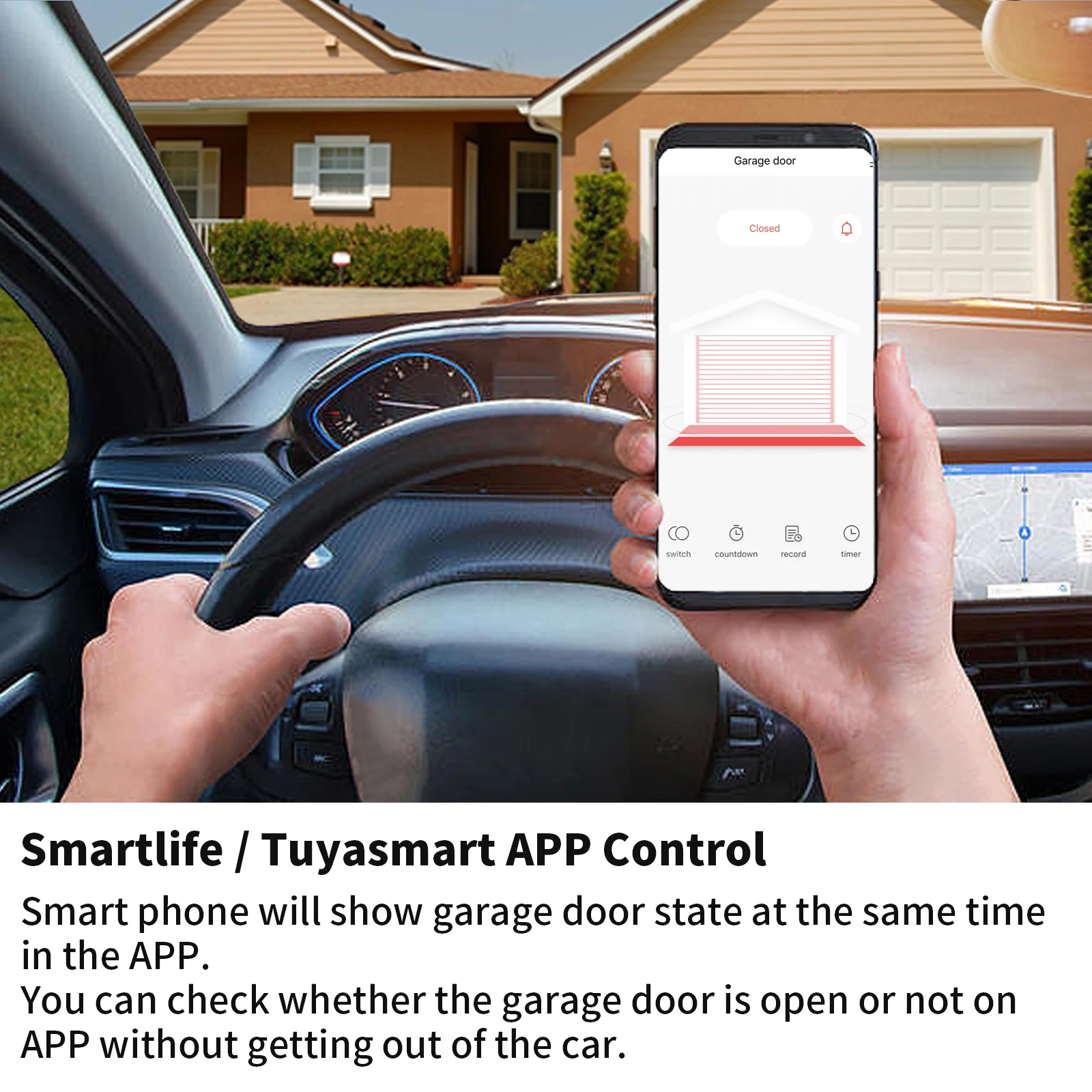 WiFi Garage Gate Opener Smart Garage Controller for Door Auto ...